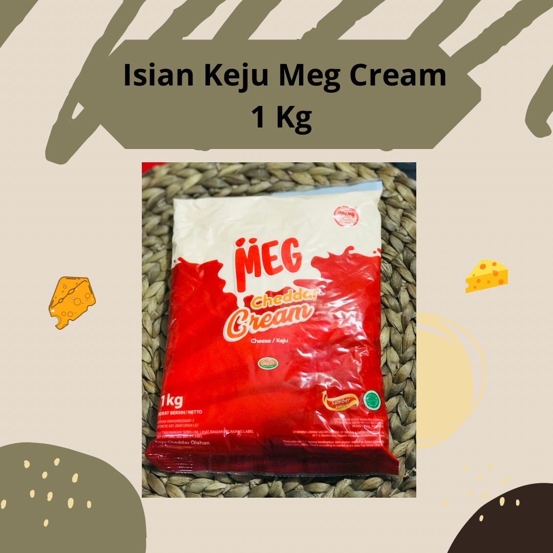 Jual MEG CREAM CHEESE 1KG di Seller Cistin Toko Bahan Kue - Tamangapa ...