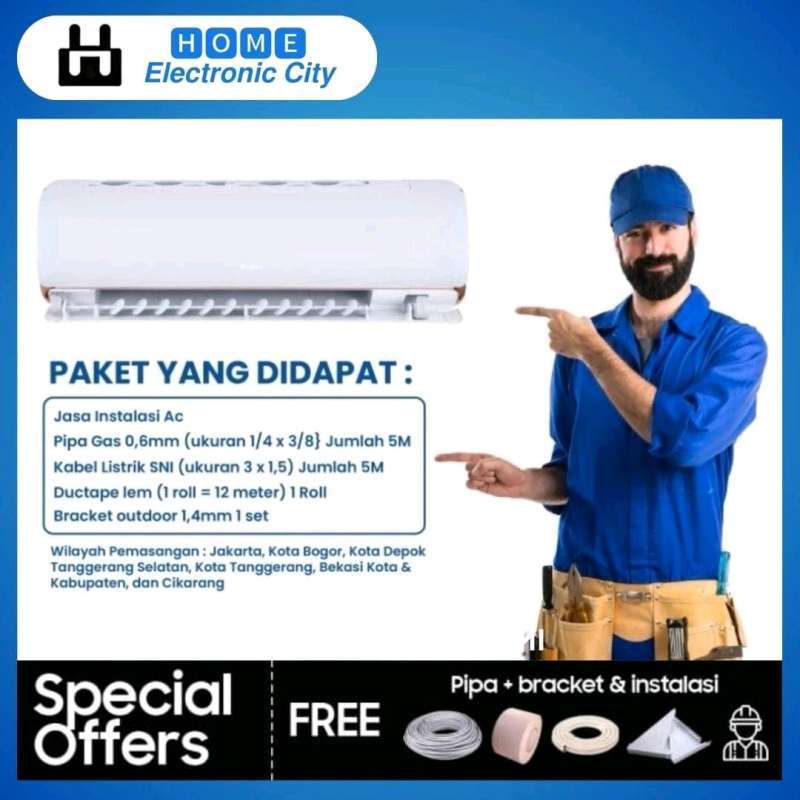 Jual Ac Bestlife Best-05qar3 0.5 Pk 488 Watt Standard Turbo Cooling R32 ...