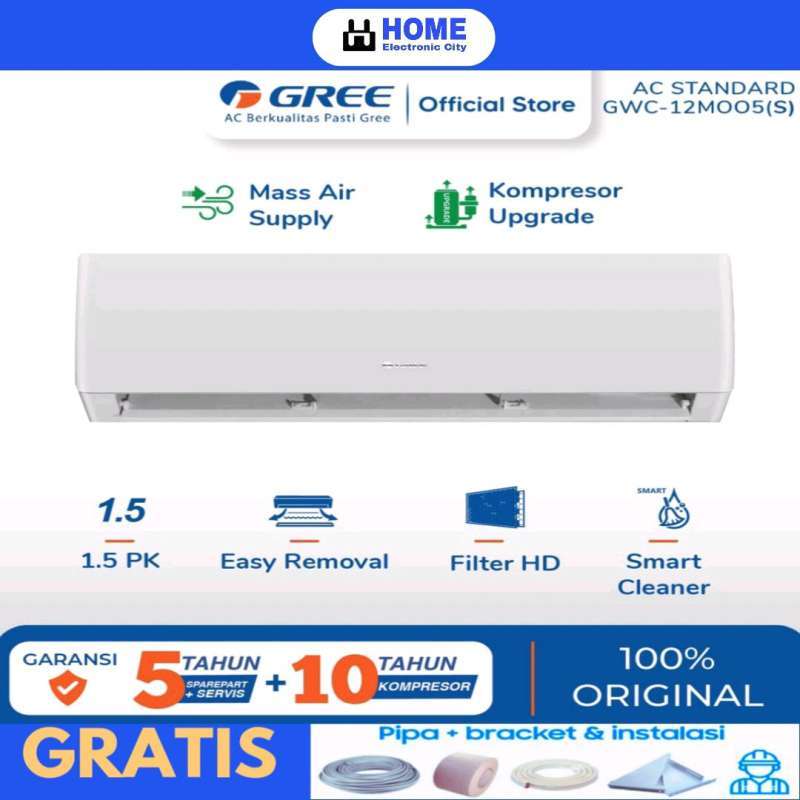 Jual AC GREE 11/2 PK GWC-12M005s 1.5 PK R32 [FREE INSTALASI+MATERIAL ...