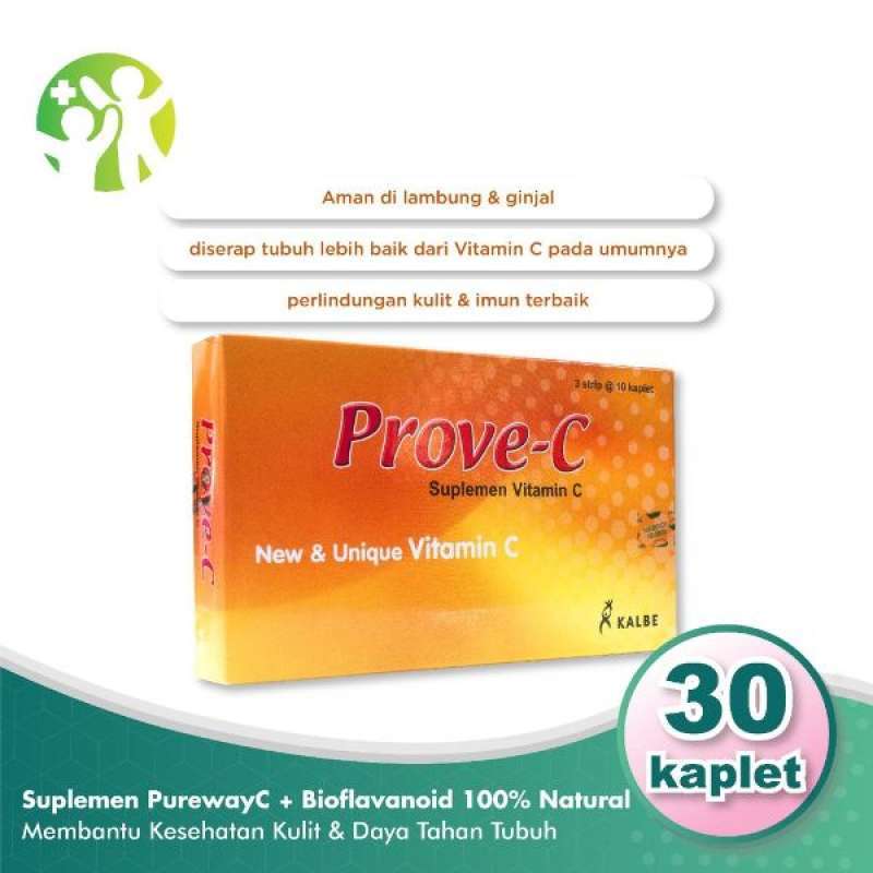 Promo Kalbe Prove C 500 Mg [30 Kaplet] - Vitamin Pureway C Aman Untuk ...