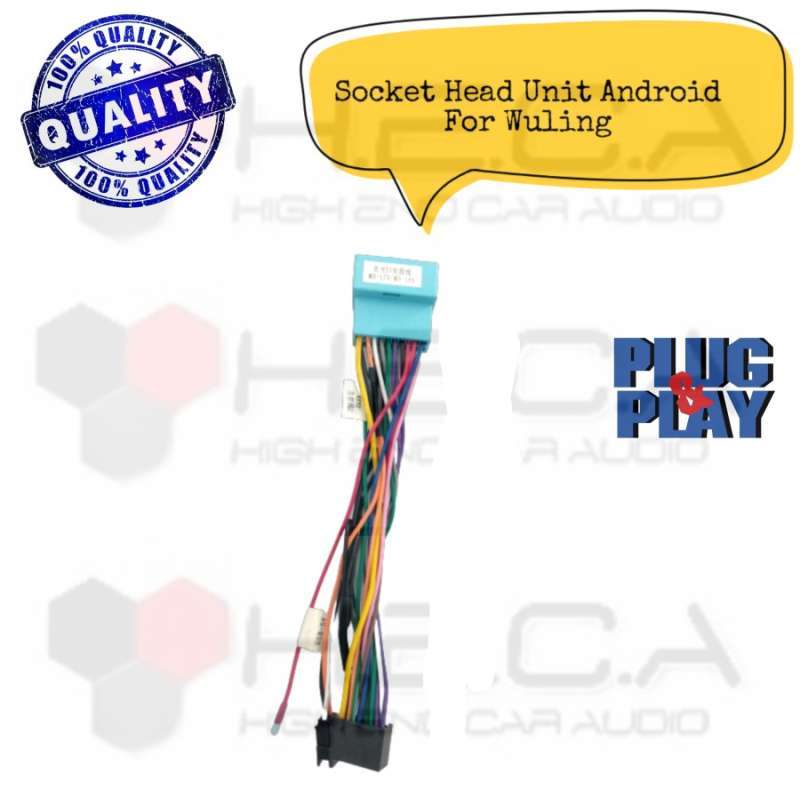 Promo Socket Pnp Wuling Head Unit Android Plug And Play Soket Kabel ...