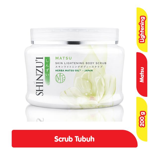 Jual Shinzu'i Skin Lightening Scrub Tubuh Pencerah Kulit Matsu 200 G Di ...