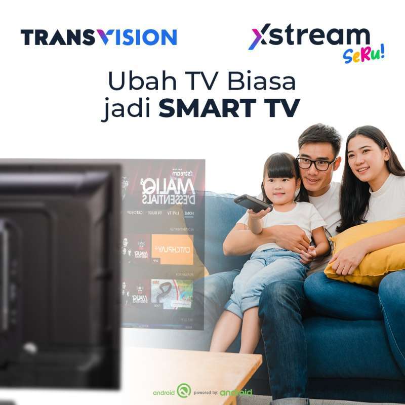 Promo TRANSVISION XSTREAM SERU TV Box Android V10 BONUS Full Paket ...