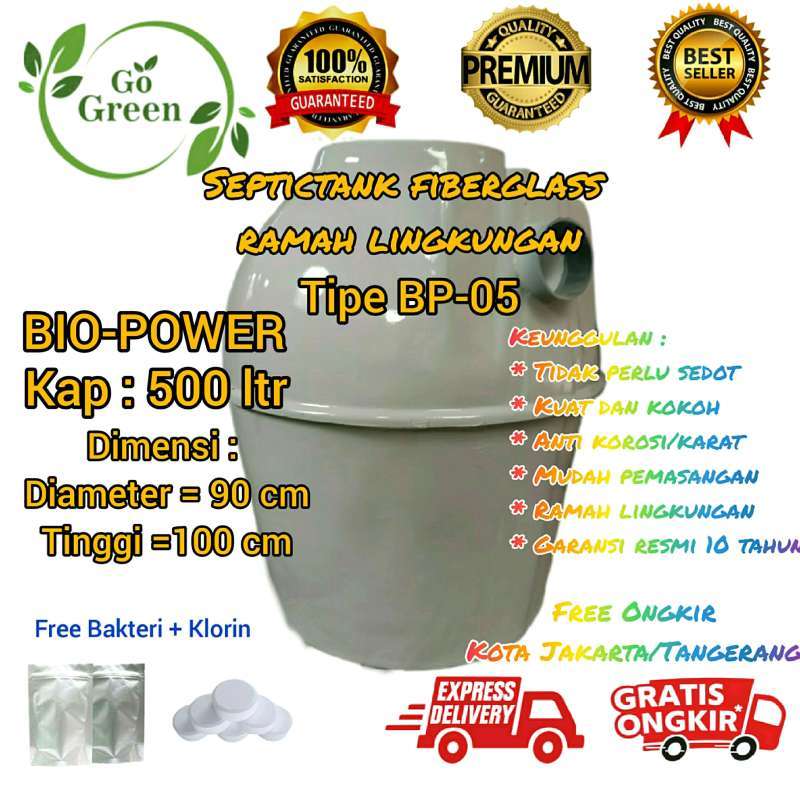 Jual septic tank bio ramah lingkungan 600 liter jakarta di Seller PUSAT ...