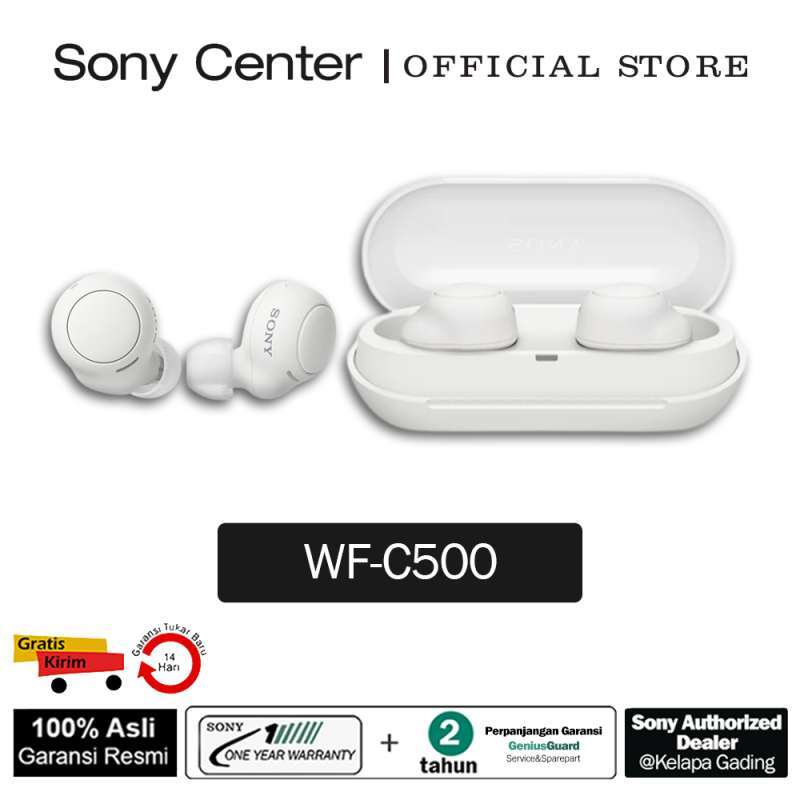 Promo Sony Center Jakarta - Sony Wf-c500 / Wfc500 / Wf C500 Truly Wireless In-ear Bluetooth ...