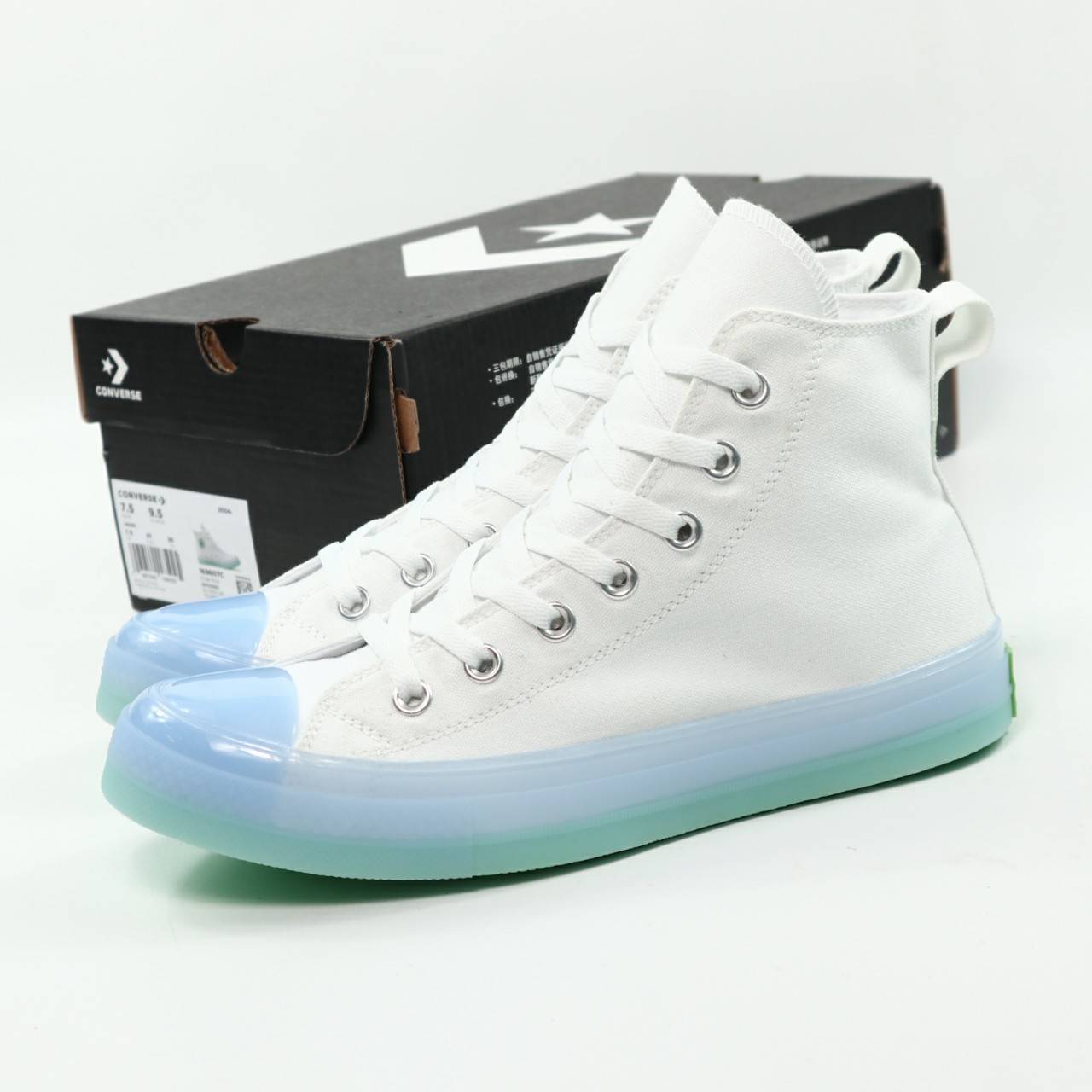 Promo CONVERSE CHUCK TAYLOR ALL STAR HIGH CX BLACK ICE WHITE ENAMEL ...