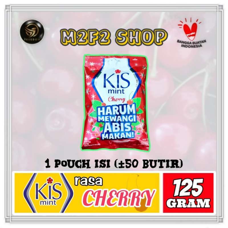 Promo Permen Kis Mint Rasa Ceri | Cherry - 125 Gr (kemasan Satuan ...