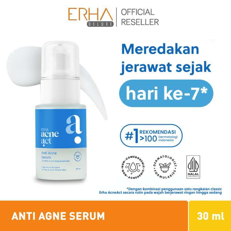 Promo Erha Acneact Anti Acne Serum 30ml - Serum Jerawat Untuk Kulit Beminyak Diskon 31% Di ...