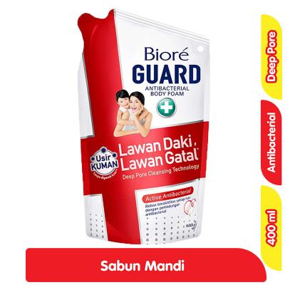 Jual Biore Guard Active Antibacterial Sabun Mandi Refill 400 Ml Di ...