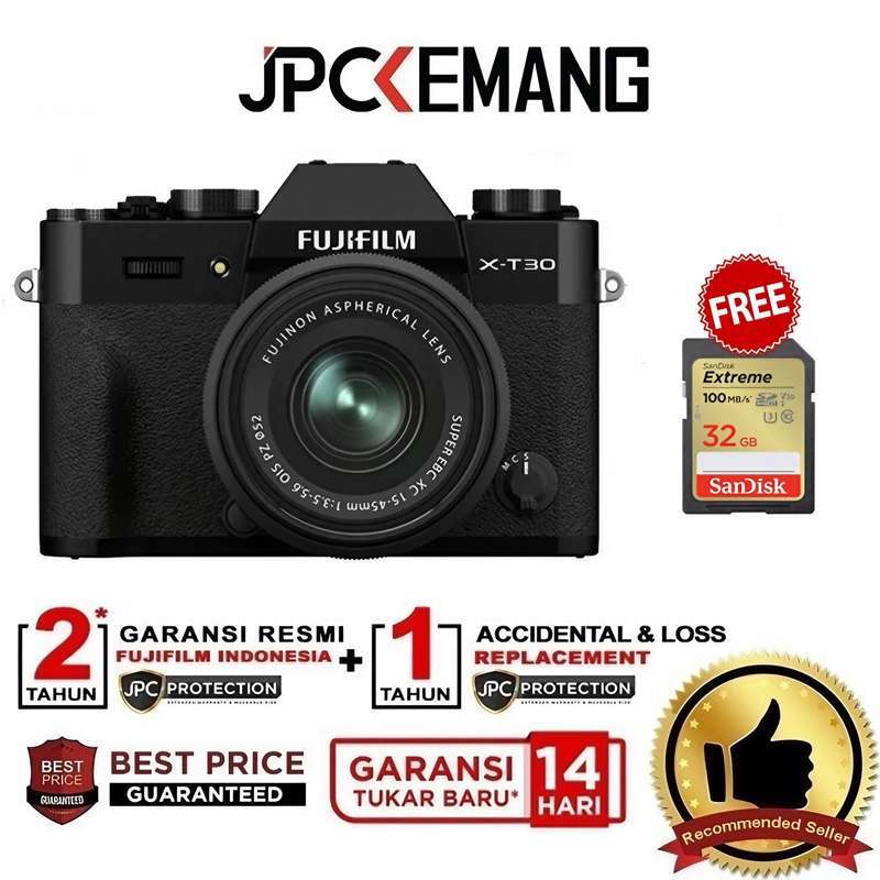 Promo Jpc Kemang Fujifilm Xt30 Ii Kit 15-45mm Fuji X-t30 Xt 30 15-45 ...