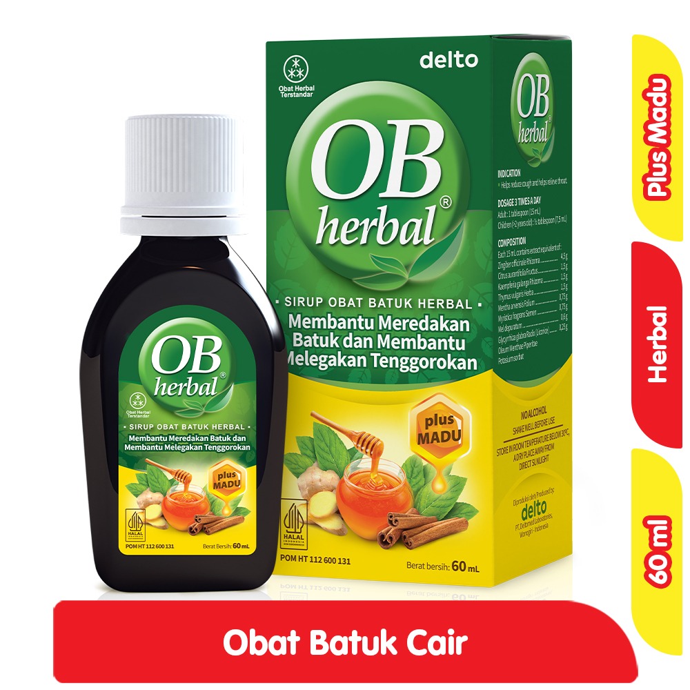 Jual Ob Herbal Obat Batuk Cair 60 Ml Di Seller Alfamart Flagship Store ...