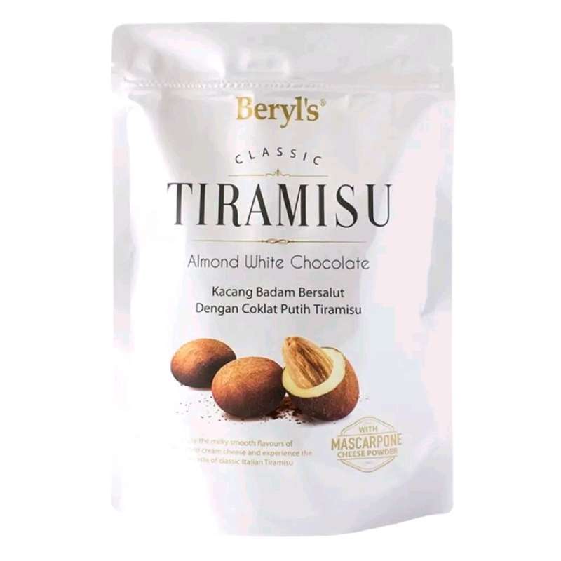 Promo BERYL'S CHOCO TIRAMISU WHITE ALMOND 300 gram Coklat Beryls Diskon ...