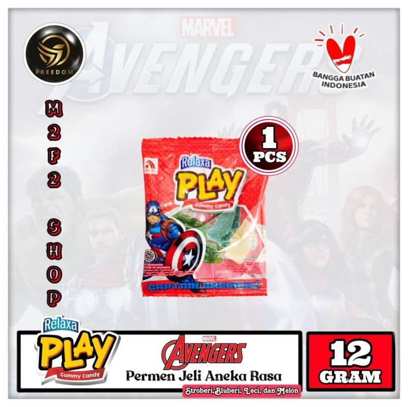 Promo Relaxa PLAY Gummy Candy | Permen Jelly Sachet - 12 gr (Kemasan ...