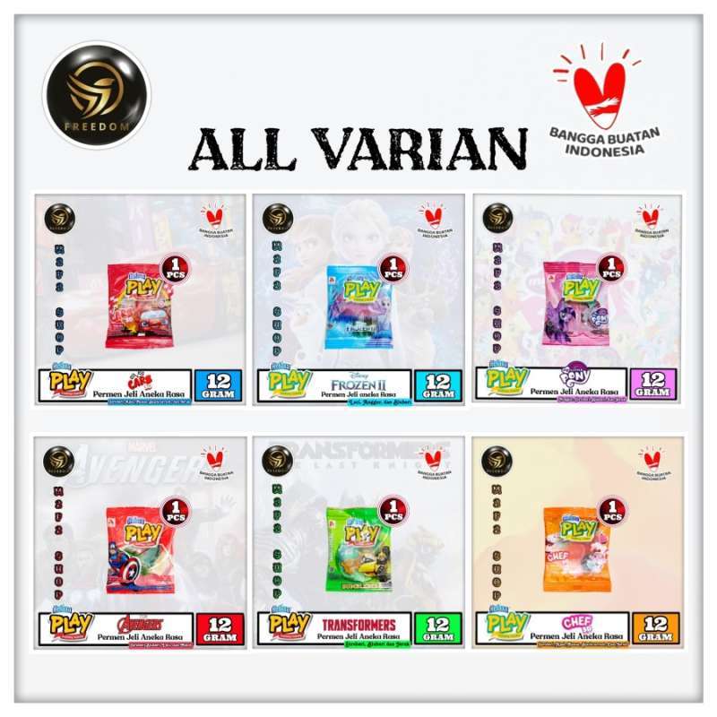Promo Relaxa PLAY Gummy Candy | Permen Jelly Sachet - 12 gr (Kemasan ...