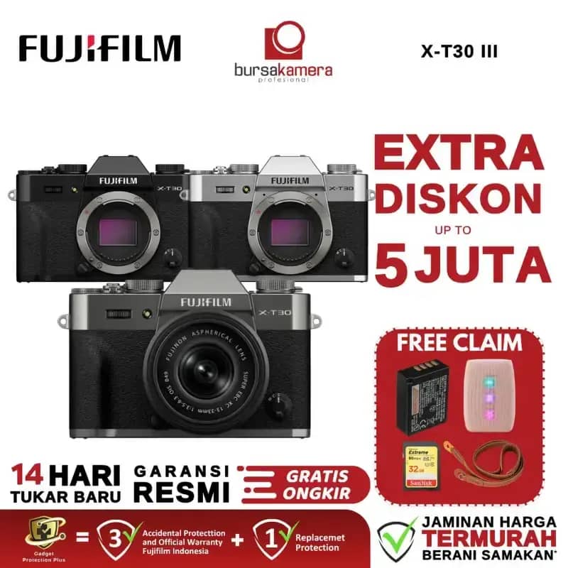 Jual Fujifilm X-t30 Iii Body Only X T30 Iii Fuji Xt30 Mark Iii Kit 13-33mm Fuji Film Xt30 Iii ...
