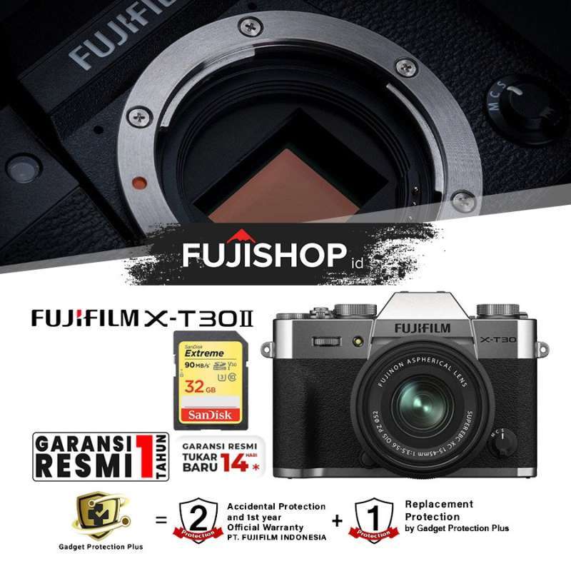 Jual FUJISHOPid Fujifilm XT30 II Kit 15-45mm Fuji XT30 Mark II Kit 15 ...