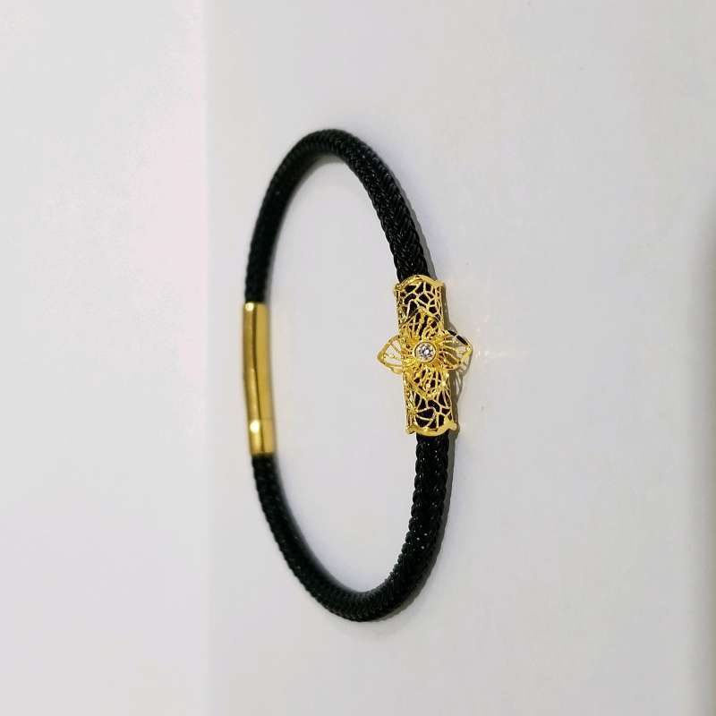 Jual Gelang Tali Liontin Pandora Bunga Permata Koleksi Josean Elegant ...