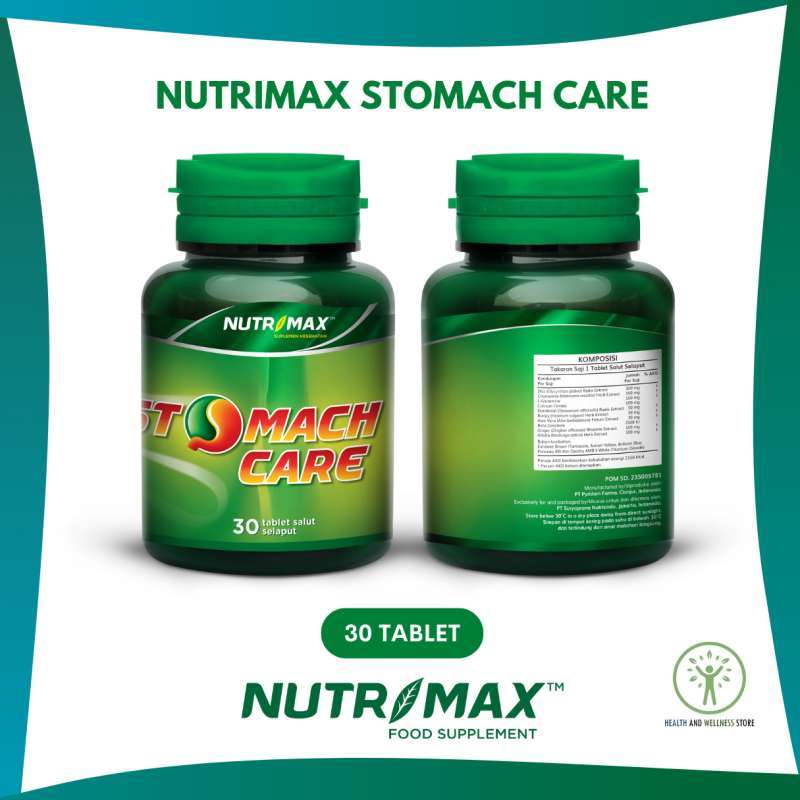 Jual Nutrimax Stomach Care 30 Tablet Maag Asam Lambung Vitamin Obat Di ...