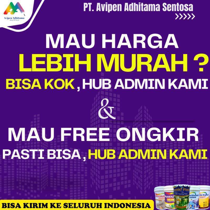 Jual Musthi Paint Cat Tembok Waterproff Anti Bocor 20kg Full Interior ...