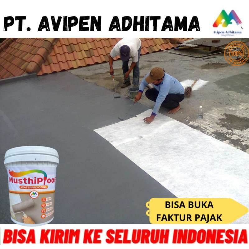 Jual Musthi Paint Cat Tembok Waterproff Anti Bocor 20kg Full Interior ...