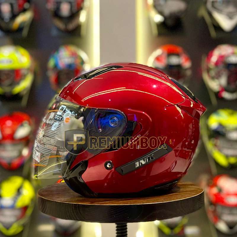Jual Ink Metro 2 Solid Helm Half Face - White Pearl Xxl Di Seller ...