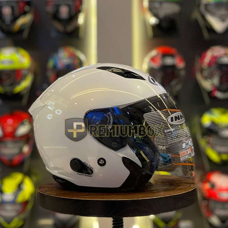 Jual Ink Metro 2 Solid Helm Half Face - White Pearl Xxl Di Seller ...