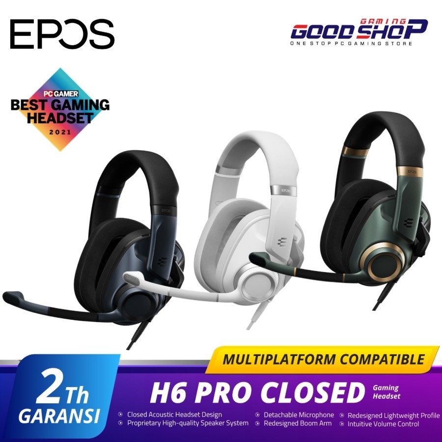 Promo EPOS H6 PRO CLOSED - Closed Acoustic Gaming Headset - Sebring Diskon 22% di Seller GOOD ...