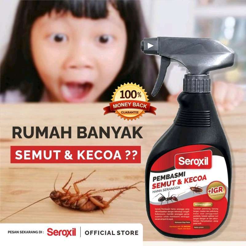 Promo Cairan Ampuh Seroxil - Obat Pembasmi Anti Semut Kecoa - Racun ...