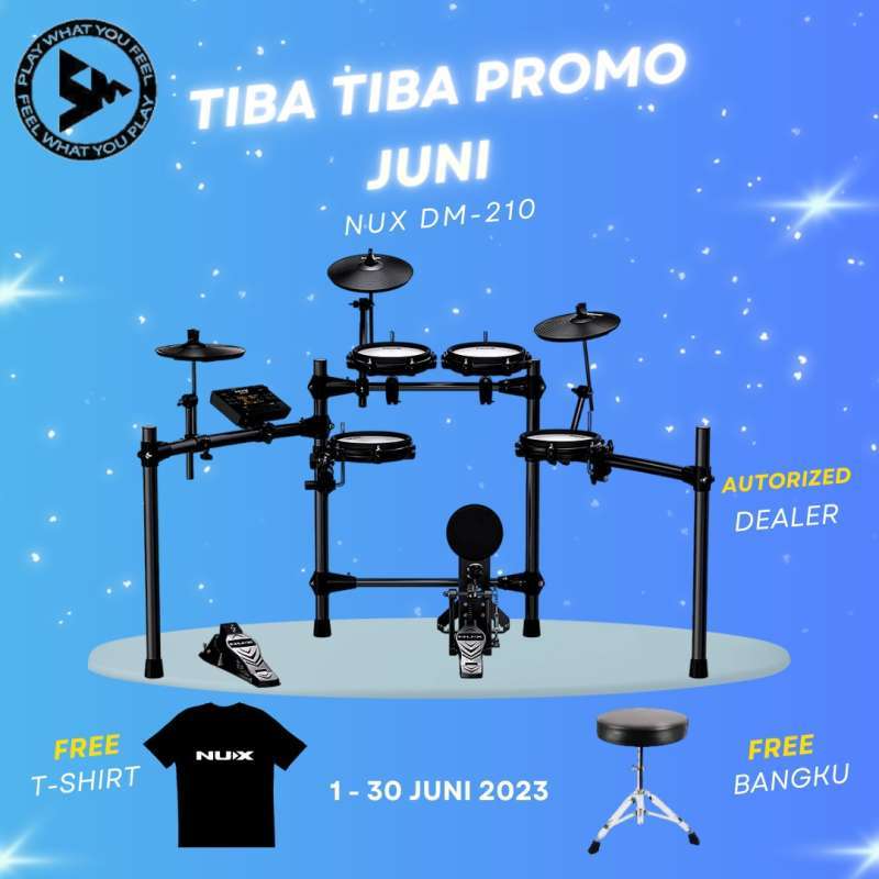 Jual Drum Elektrik Nux DM210 di Seller Salomo Musik - Salomo Musik | Blibli