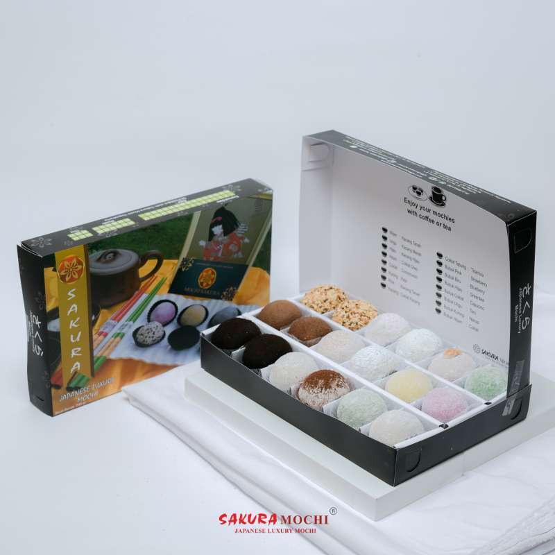Jual Sakura Mochi - Paket Mochi Isi 18 Mochi- Premium Big Box- Mochi Sakura jogja di Seller ...