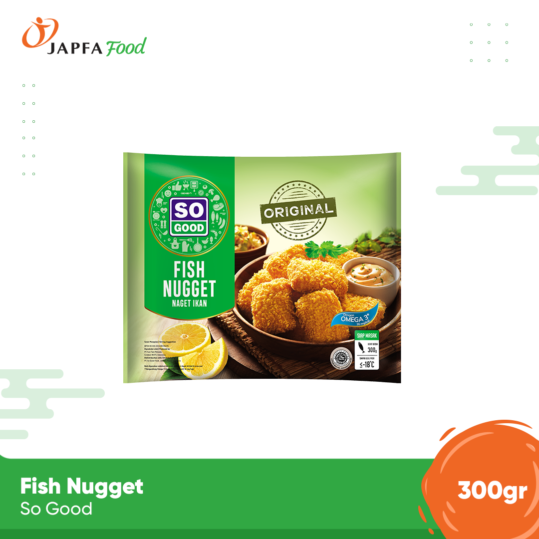 Promo So Good Fish Nugget / Naget Ikan 300gr Diskon 23% di Seller Japfa ...