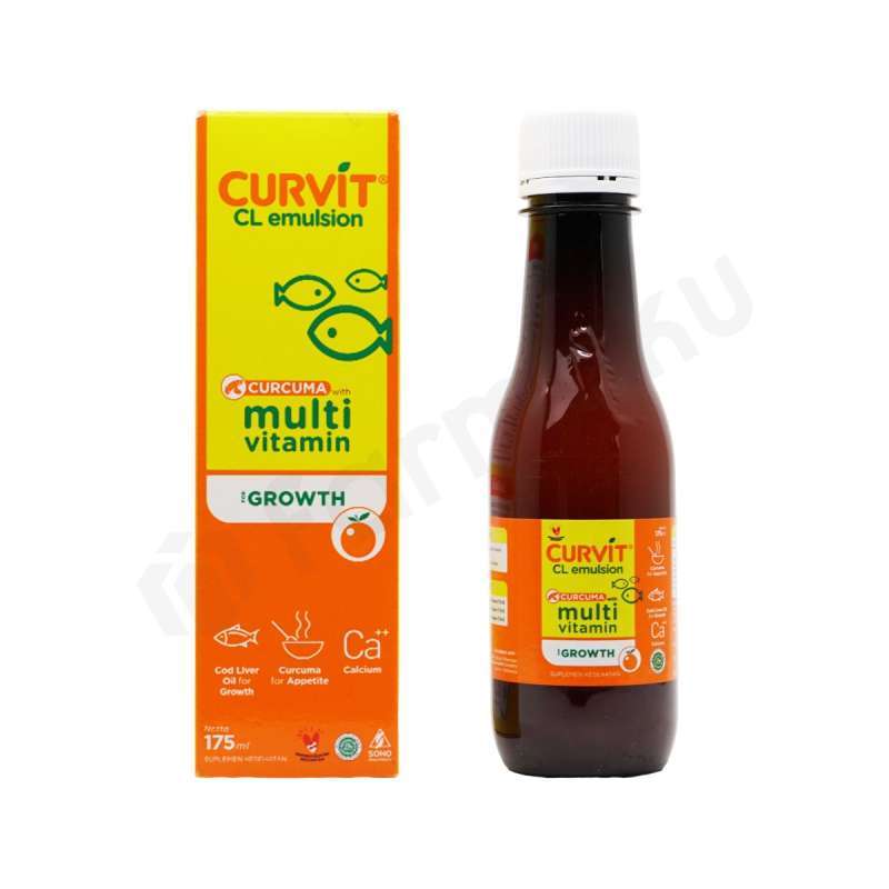 Promo Curvit Cl Emulsion 175 Ml Diskon 16% Di Seller Farmaku Official ...