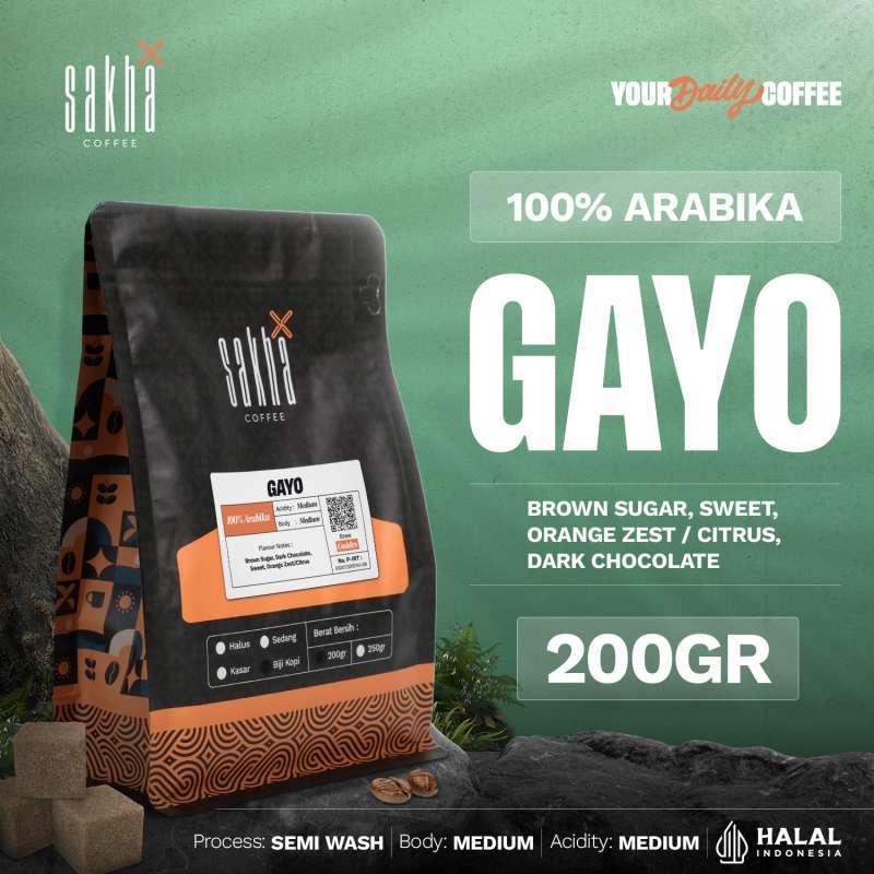 Promo Sakha Coffee - Biji Kopi Bubuk Arabika Gayo Aceh Sumatra Arabica Coffee Roast Beans ...