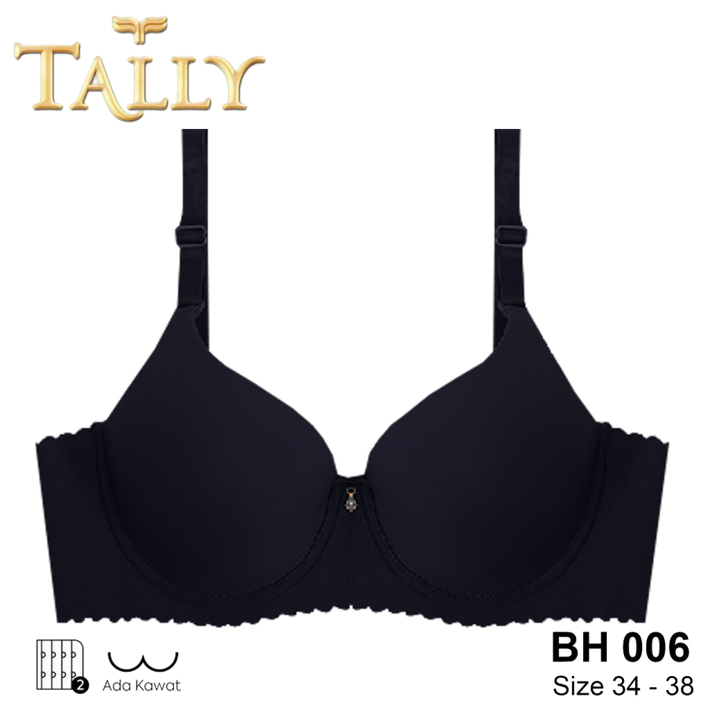 Jual TALLY Bra Ada Kawat Bahan Seamless Busa Tipis Cup B/C Bra Harian ...