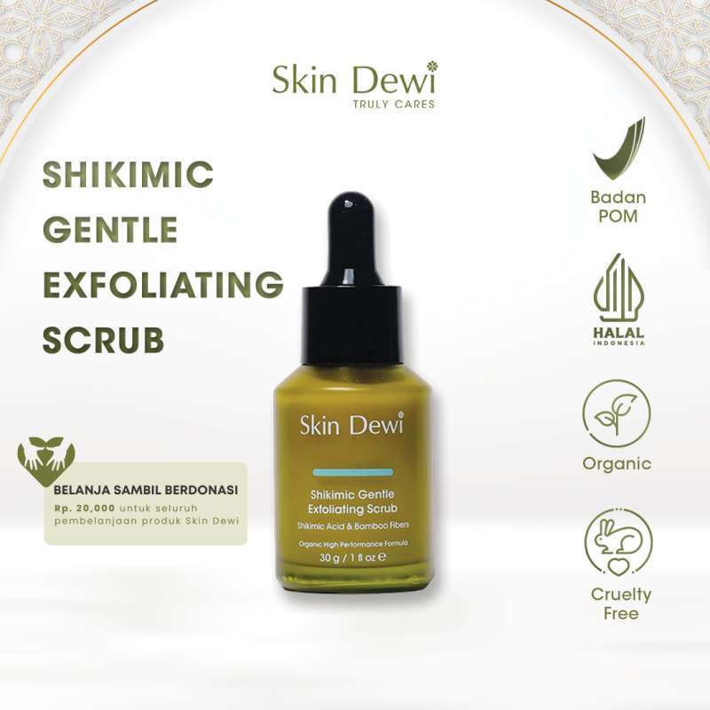 Jual Skin Dewi Shikimic Gentle Exfoliating Scrub 30g di Seller Skin Dewi Official Store - Kapuk ...