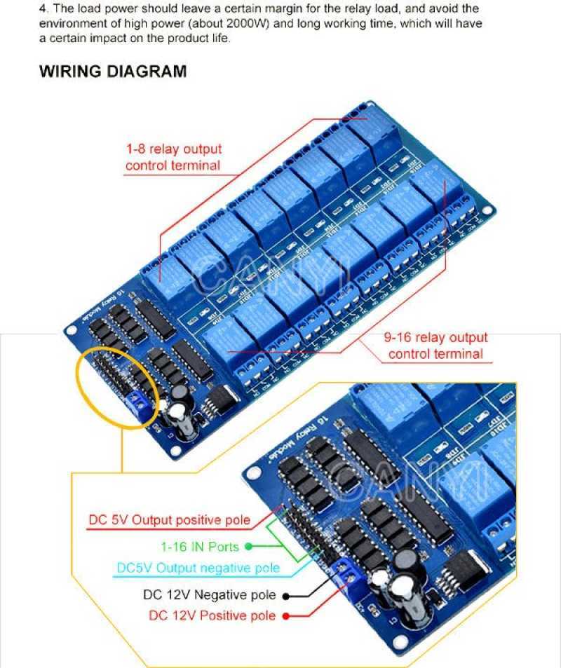 Jual Relay 16 Ch Channel Chanel Optocoupler Modul Arduino Module 16ch ...