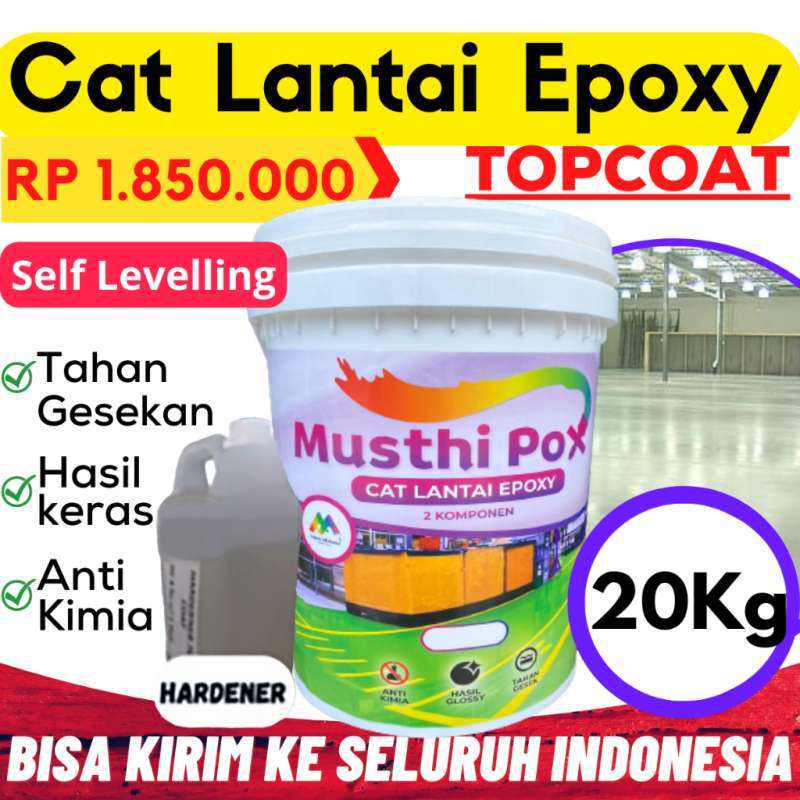 Jual Cat Lantai Epoxy Topcoat Musthi Floor 20kg Termurah Kualitas ...