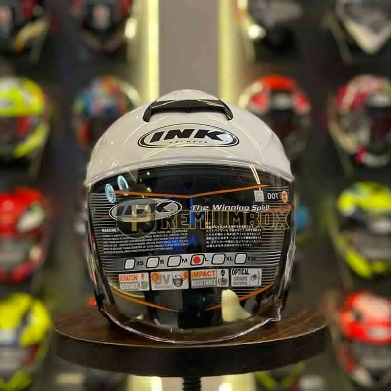 Promo Ink Dynamic Solid Helm Half Face Diskon 2% Di Seller Premium Box ...