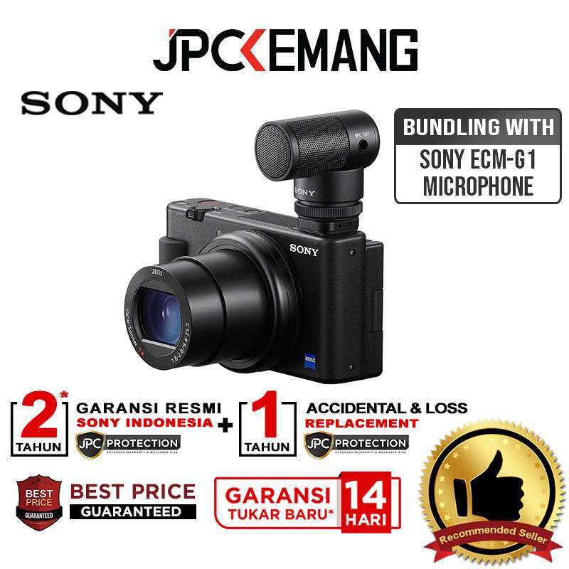 Promo JPC KEMANG Sony RX100 VII with Sony ECM G1 Pocket Camera RX-100 ...