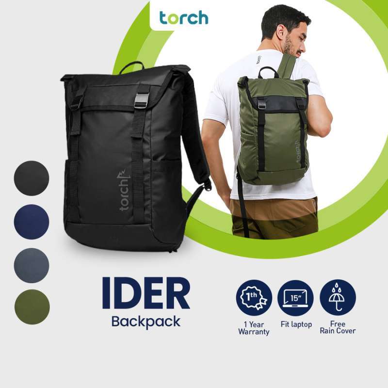 Promo Torch Tas Ransel Punggung Pria Wanita - Backpack Rain Cover Ider Diskon 21% Di Seller ...