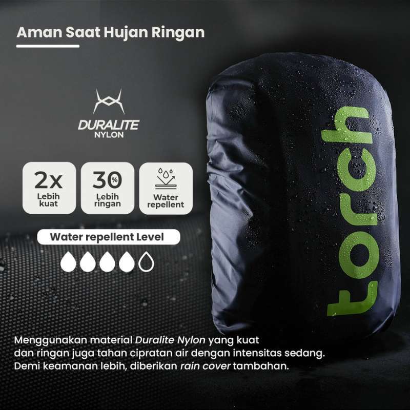 Promo Torch Tas Ransel Punggung Pria Wanita - Backpack Rain Cover Ider Diskon 21% Di Seller ...