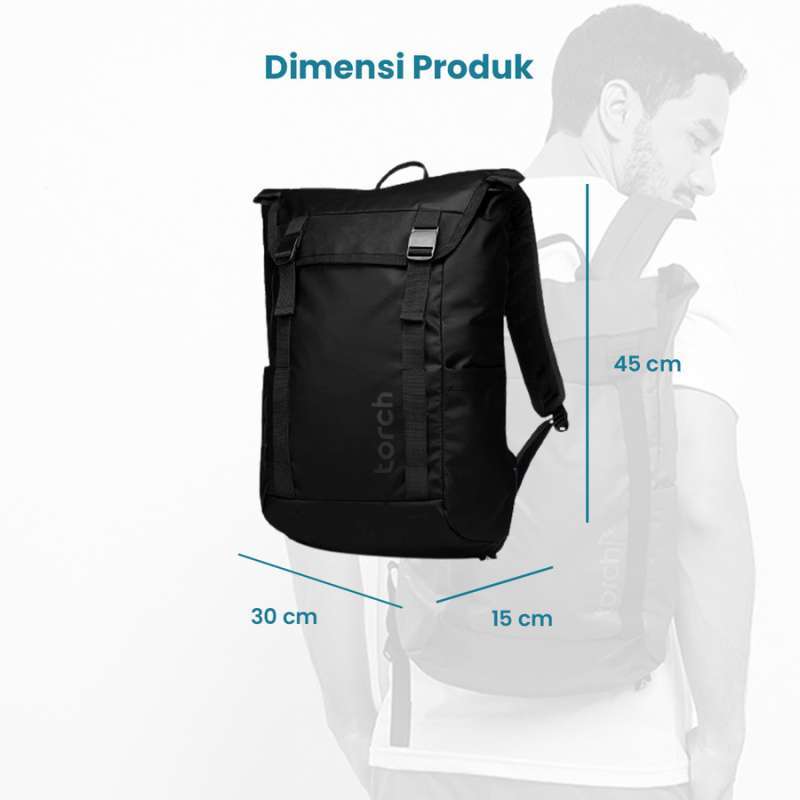 Promo Torch Tas Ransel Punggung Pria Wanita - Backpack Rain Cover Ider Diskon 21% Di Seller ...