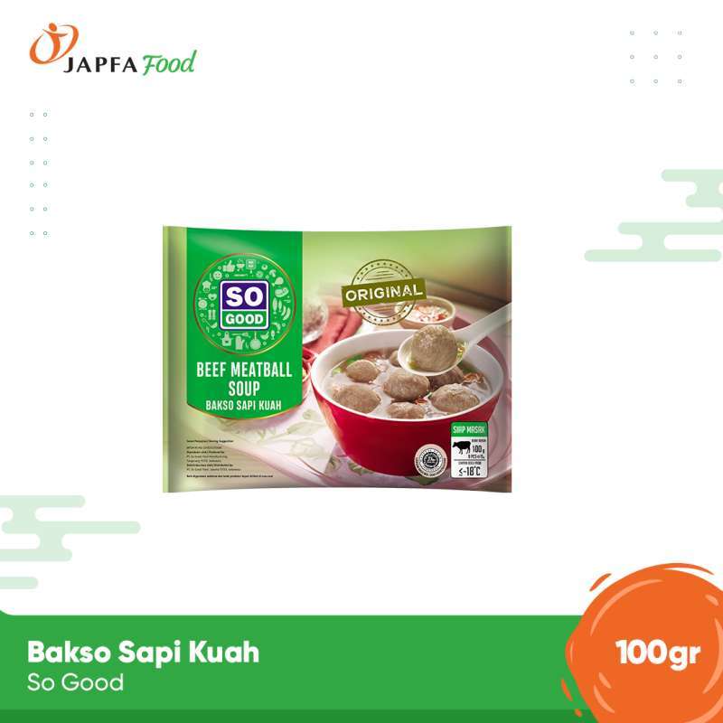 Jual So Good Bakso Sapi Kuah 100gr/ Bakso Sapi Instant Halal Dengan ...