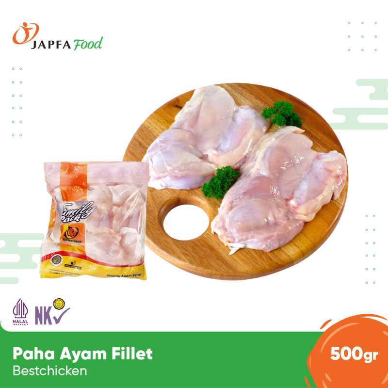 Promo Bestchicken Paha Ayam Fillet - Paha Ayam Boneless Tanpa Kulit 500 ...