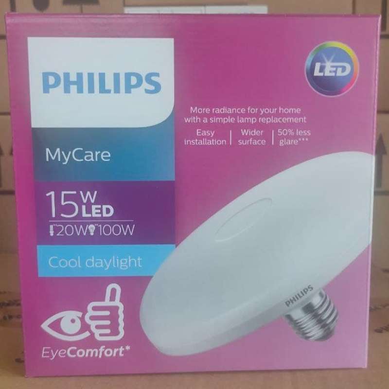 Promo PHILIPS Lampu LED UFO Ceiling Led Bulb 15W - Putih Diskon 20% di ...