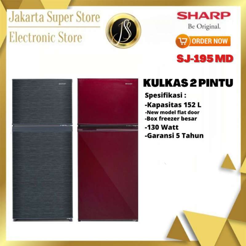 Jual Kulkas Sharp Sj 195 Md/lemari Es 2 Pintu Di Seller Jakarta Super ...
