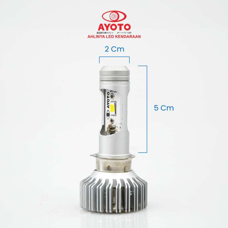 Jual Lampu LED Utama Motor Bebek Matic AYOTO M1A PRO H6 AC DC PNP - M1A PUTIH/PUTIH di Seller ...
