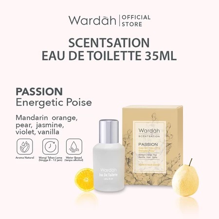 Promo Wardah Scentsation Passion Edt Parfum Unisex Parfum Wanita[35 Ml ...