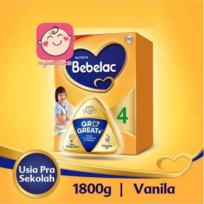 Promo Bebelac 4 1800 Gr Madu Vanila Susu Bubuk - = B4 Vanila 1800g Diskon 12% Di Seller ...