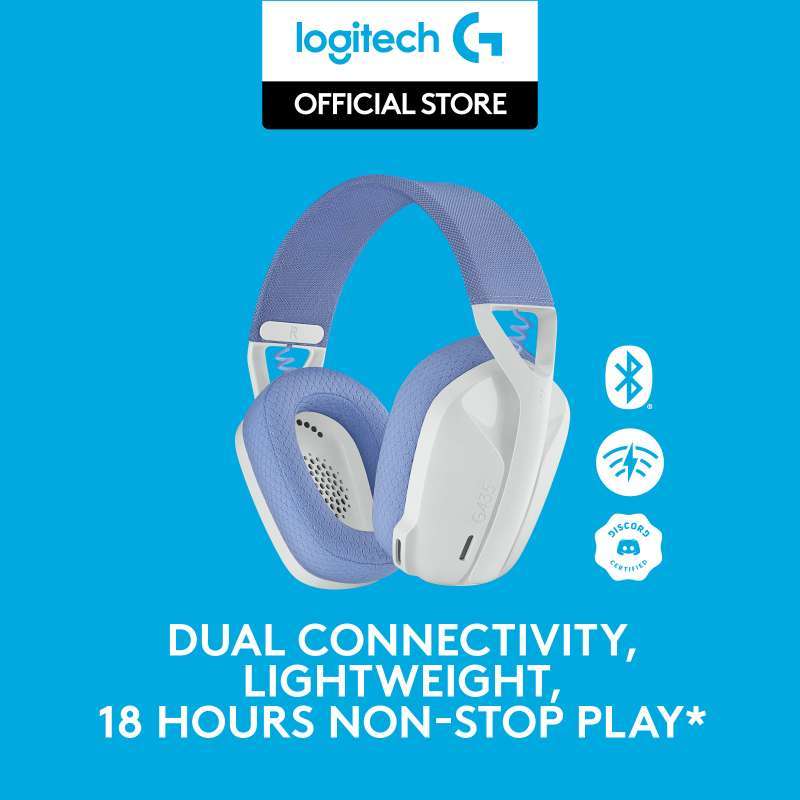 Jual Logitech G435 Lightspeed Wireless Gaming Headset White Di Seller ...